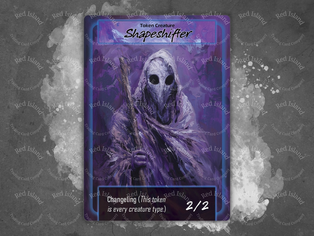 Shapeshifter MTG Custom Token Free Shipping Impasto Oil Painting Line ...