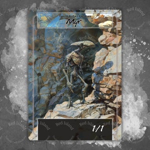 Myr MTG Custom Foil Token + Free Shipping - Impasto Oil Painting Line ...