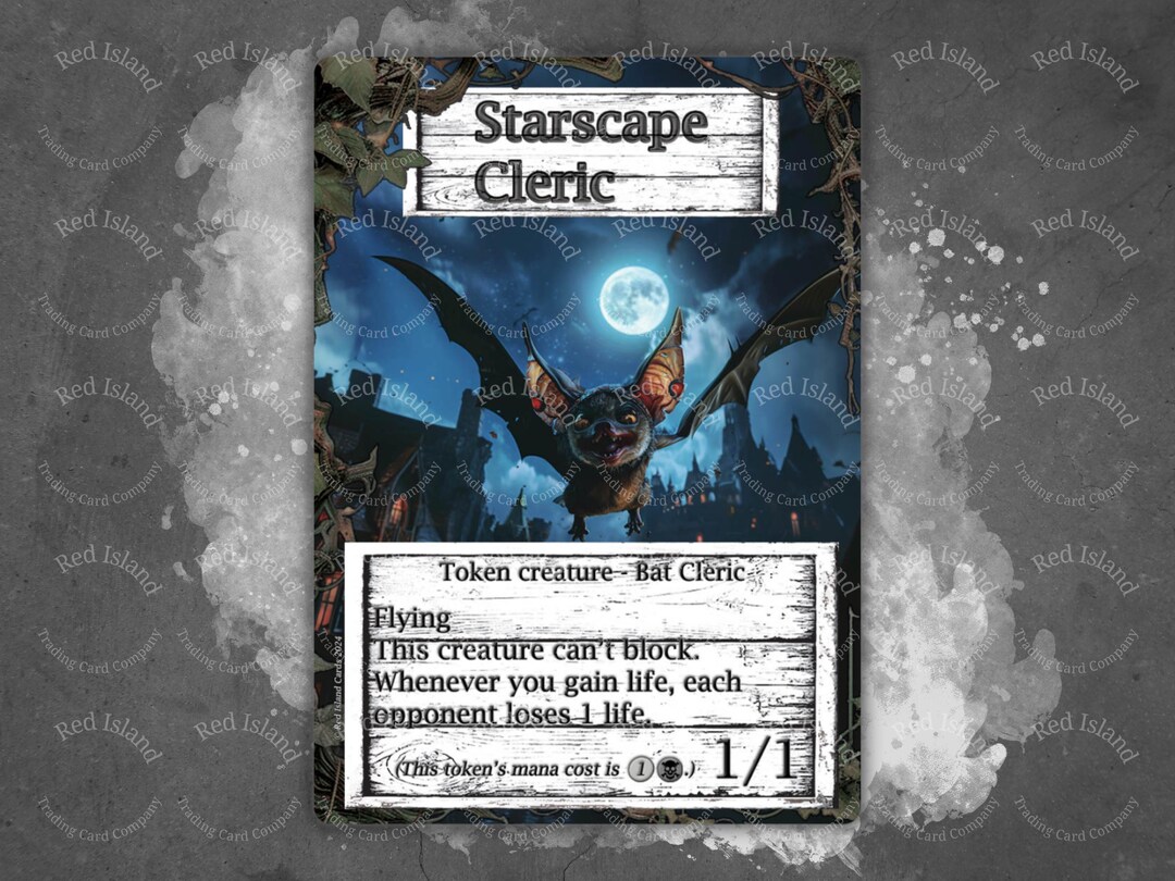 Bloomburrow Offspring Custom Token - Starscape Cleric, for MTG Magic ...