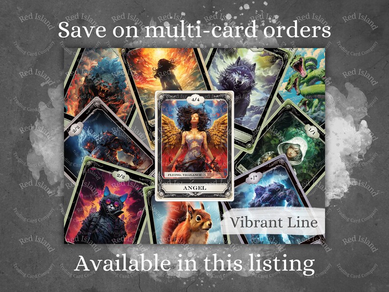 ELF DRUID Vibrant Fantasy Art Token for MTG and Other Trading Card ...