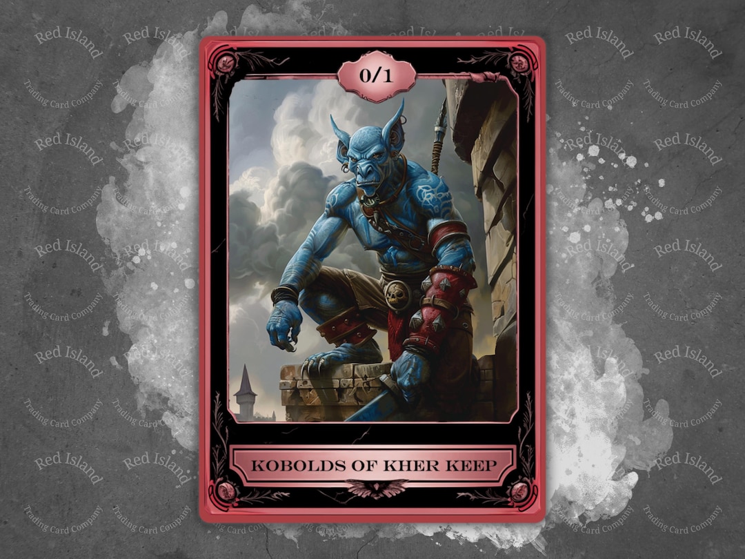 KOBOLDS of Kher Keep Vibrant Fantasy Art Token for MTG and Other ...