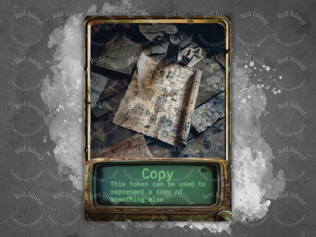 COPY Fallout Inspired Token for MTG and Other Trading Card Games ...