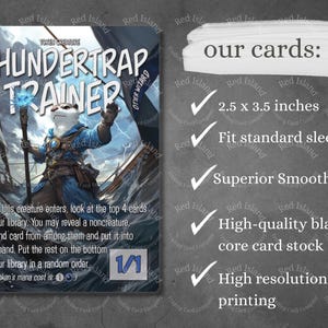 THUNDERTRAP TRAINER Bloomburrow MTG Offspring Custom Token + Free ...