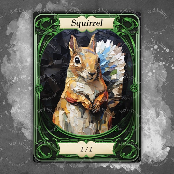 Squirrel Token - Etsy