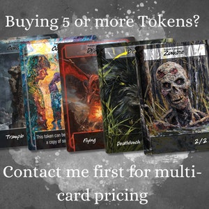 Myr MTG Custom Foil Token + Free Shipping - Impasto Oil Painting Line ...