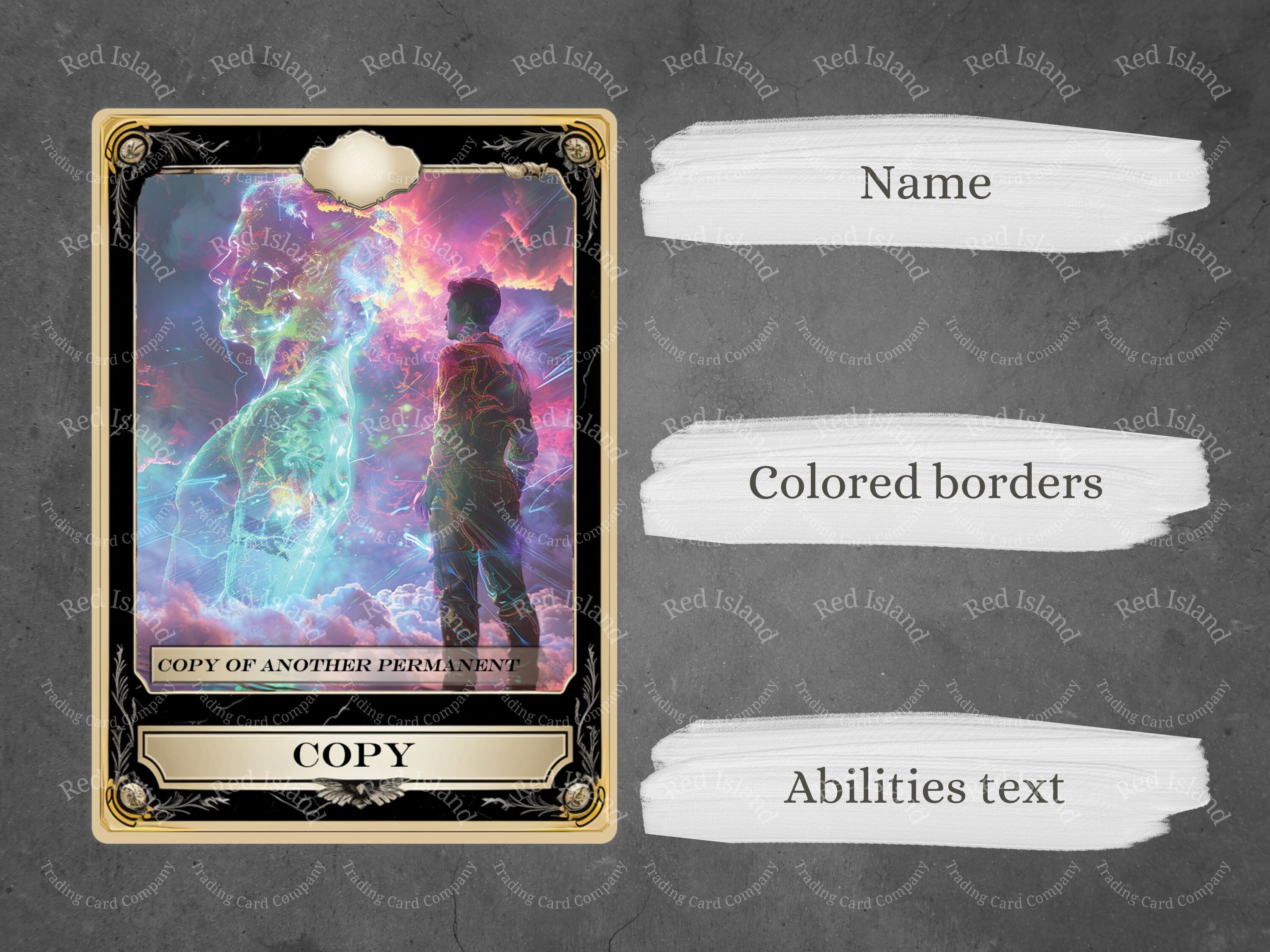 COPY Vibrant Fantasy Art Token for MTG and Other Trading Card Games ...