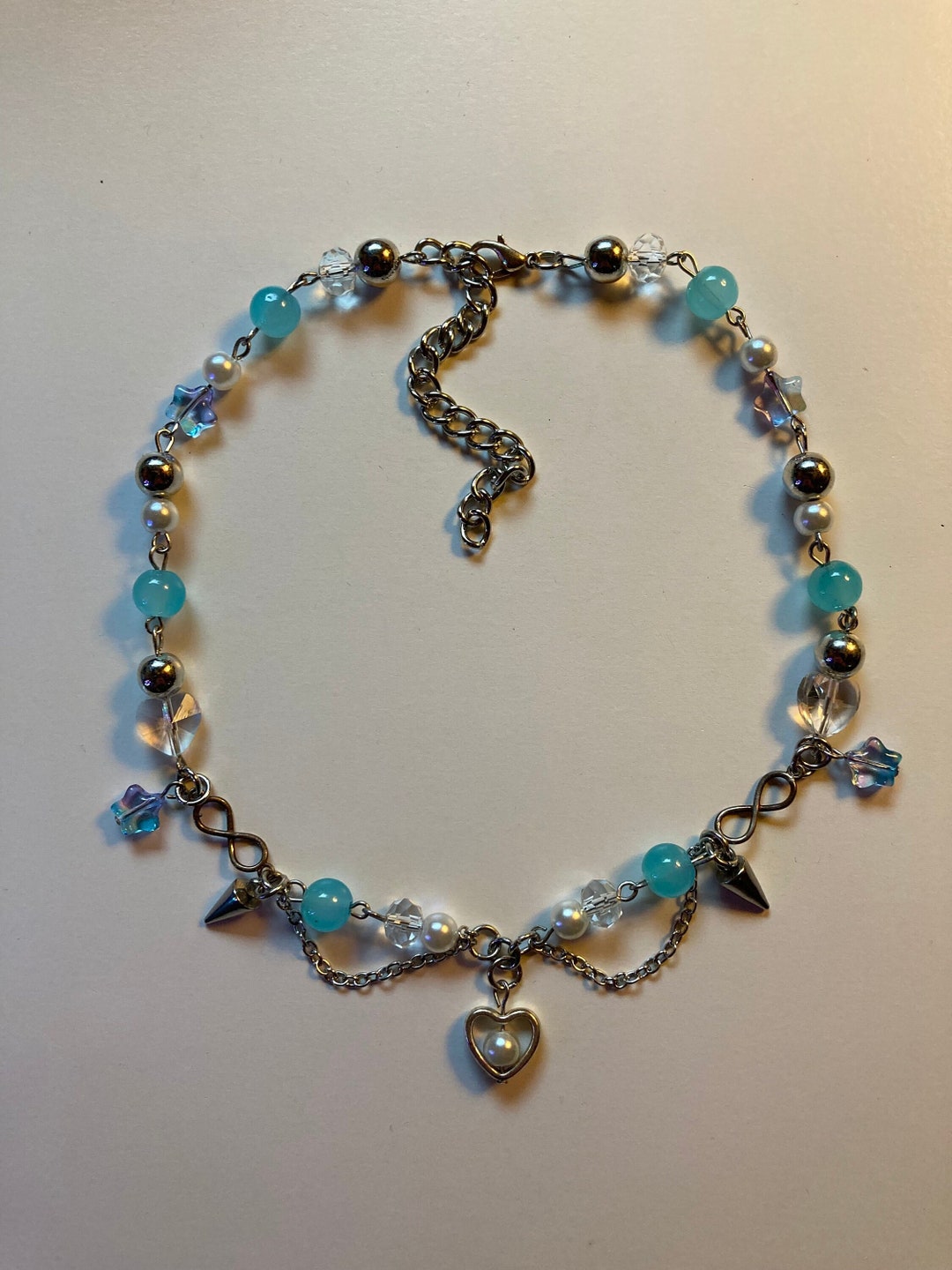 Gojo Satoru Inspired Bead Necklace - Etsy