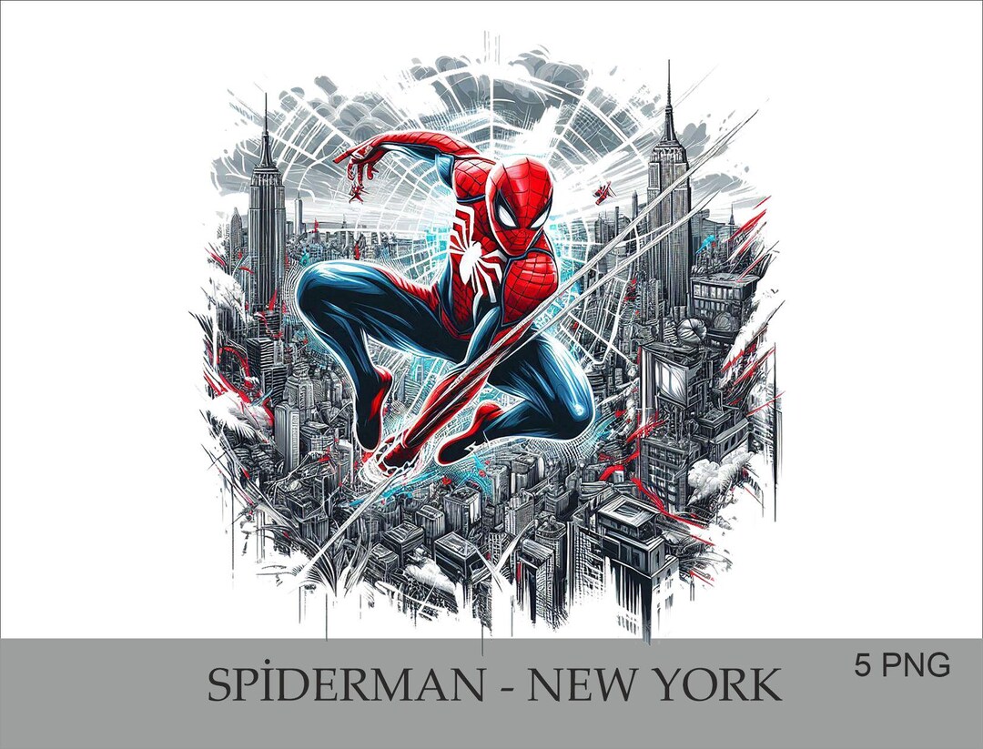 Set of 5 PNG Watercolor Splash Superhero Png Digital Images for ...