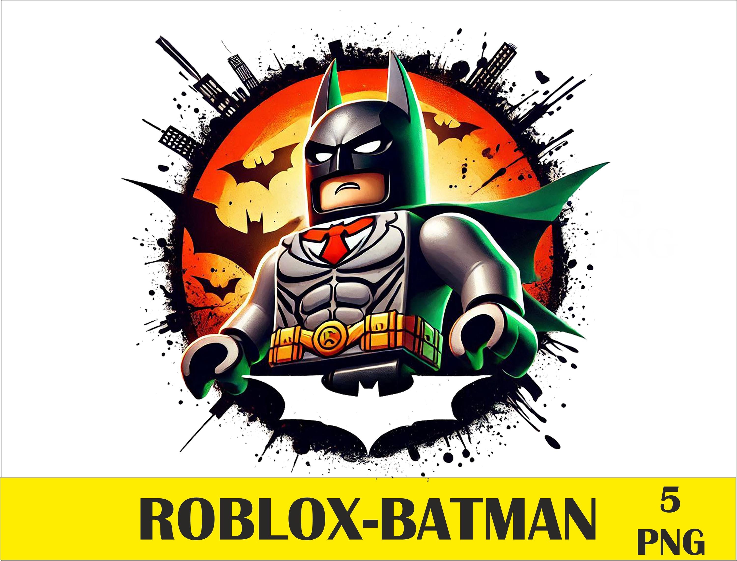Set of 5 PNG Watercolor Splash Roblox Superhero Png Digital Images for ...