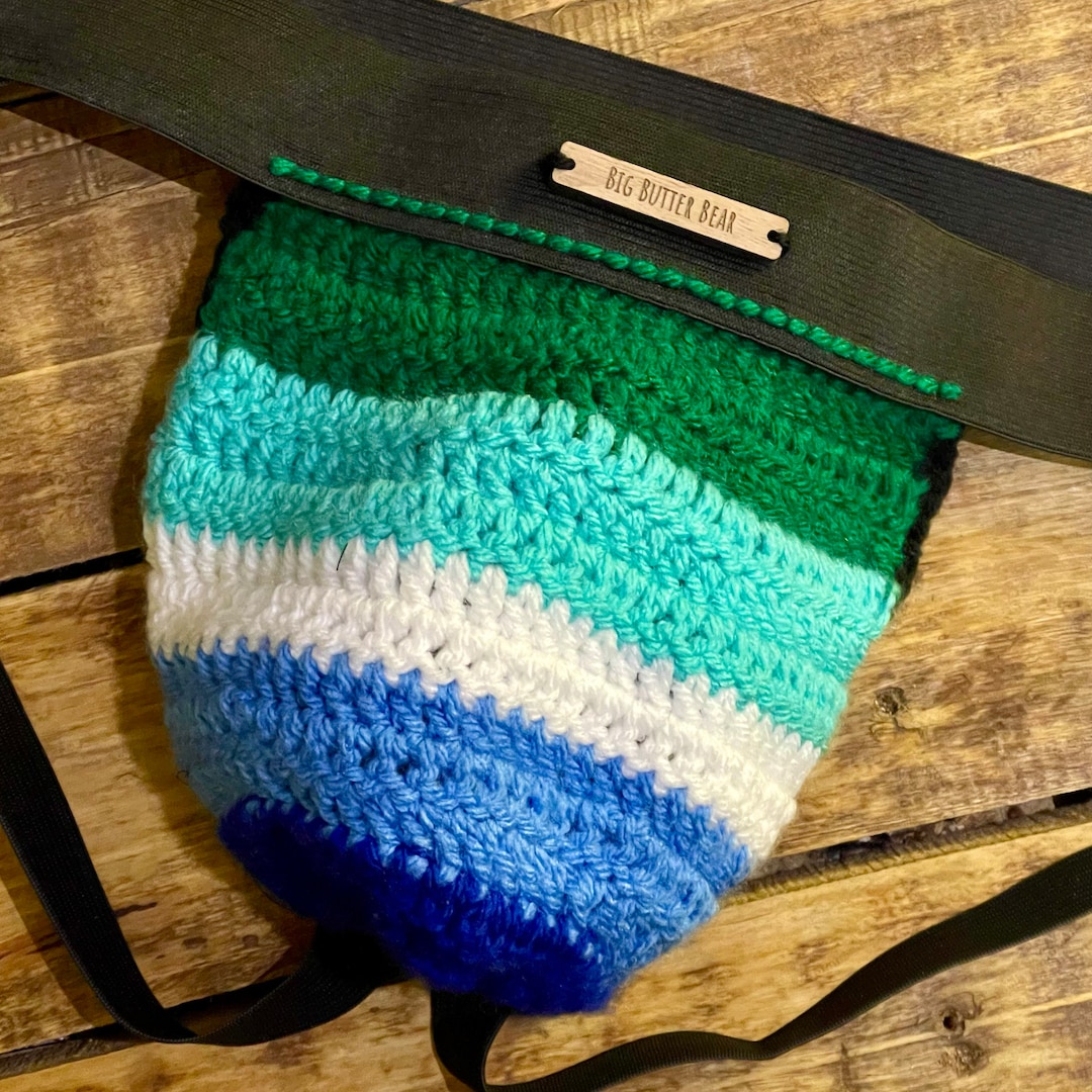 Pride Flag Jockstrap Crochet Gay Pride Jock Handmade Any Size - Etsy