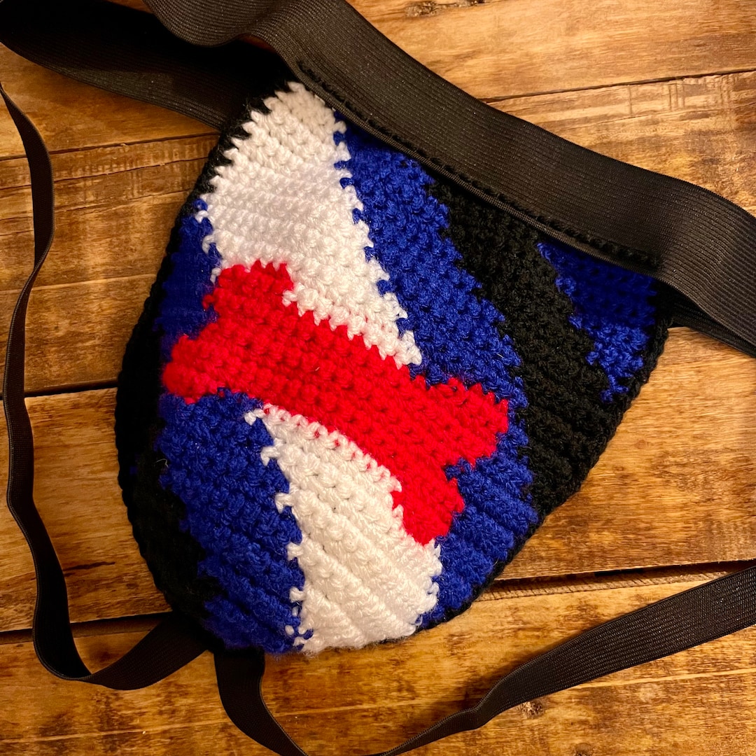 Pride Flag Jockstrap Crochet Pup Pride Jock Handmade Any Size Puppy ...