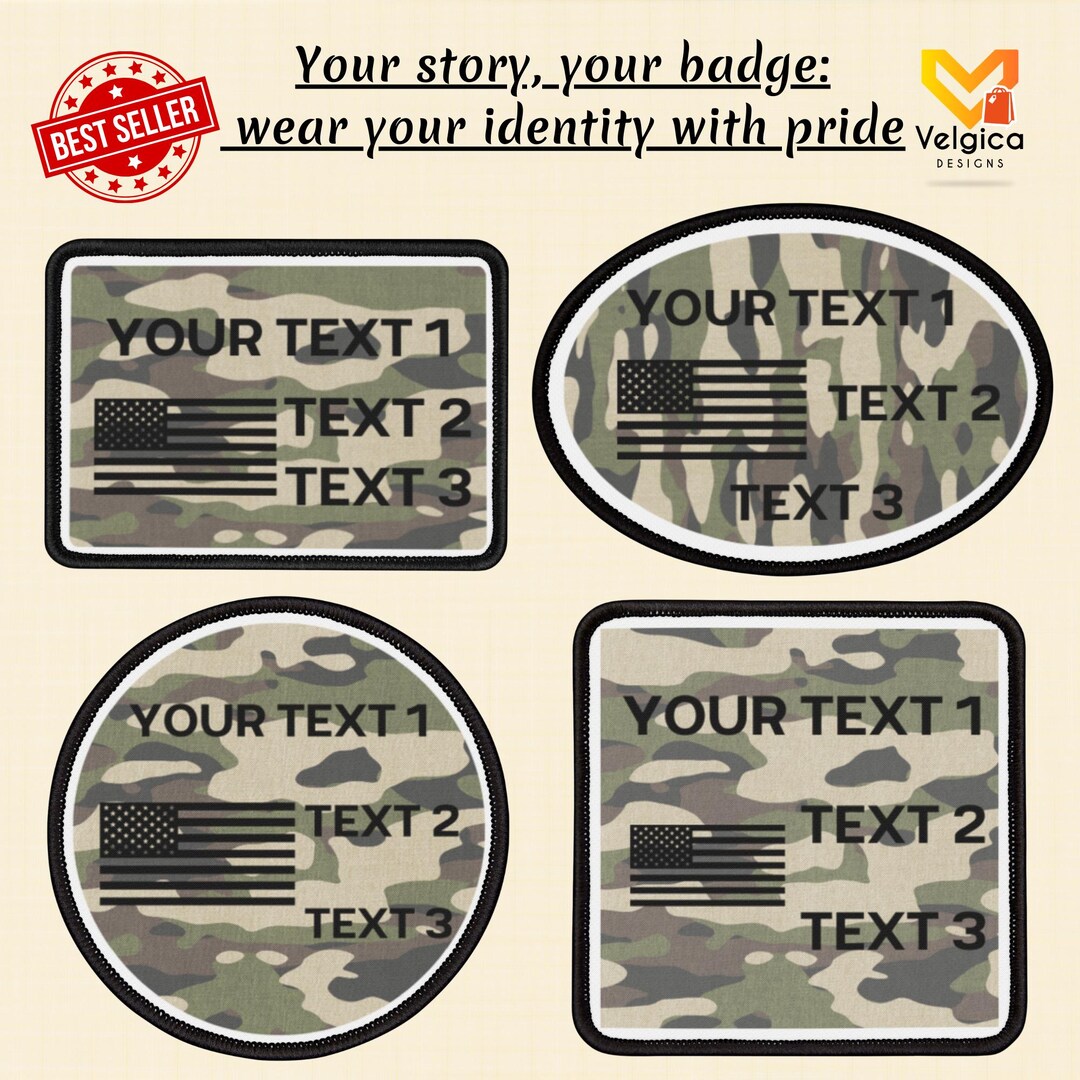Patches, Custom Patches, Hat Paches, Letter Patches, US Flag, Lasercut Patch Customized ...