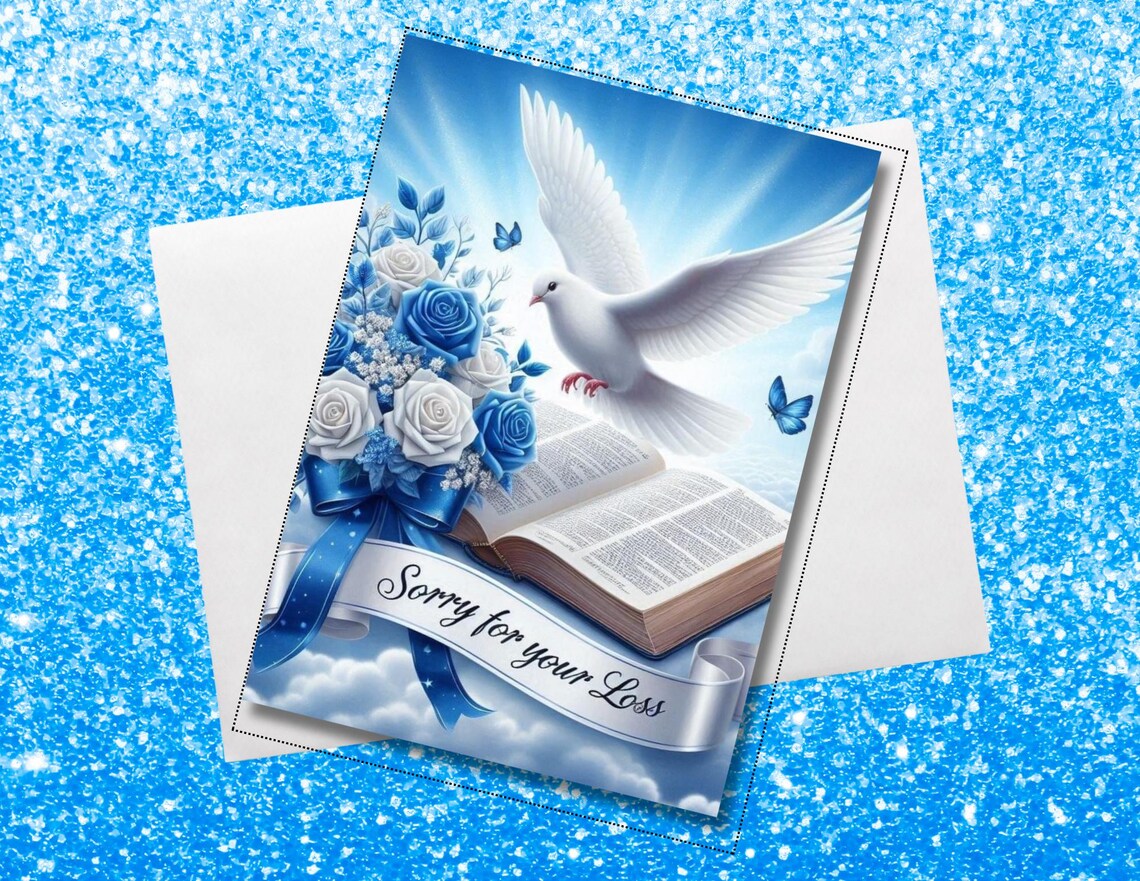 Sympathy Printable Card Dove of Peace With Sympathy for Lo Ved Ones or ...