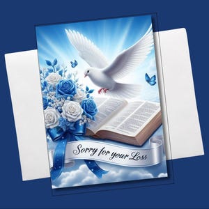Sympathy Printable Card Dove of Peace With Sympathy for Lo Ved Ones or ...