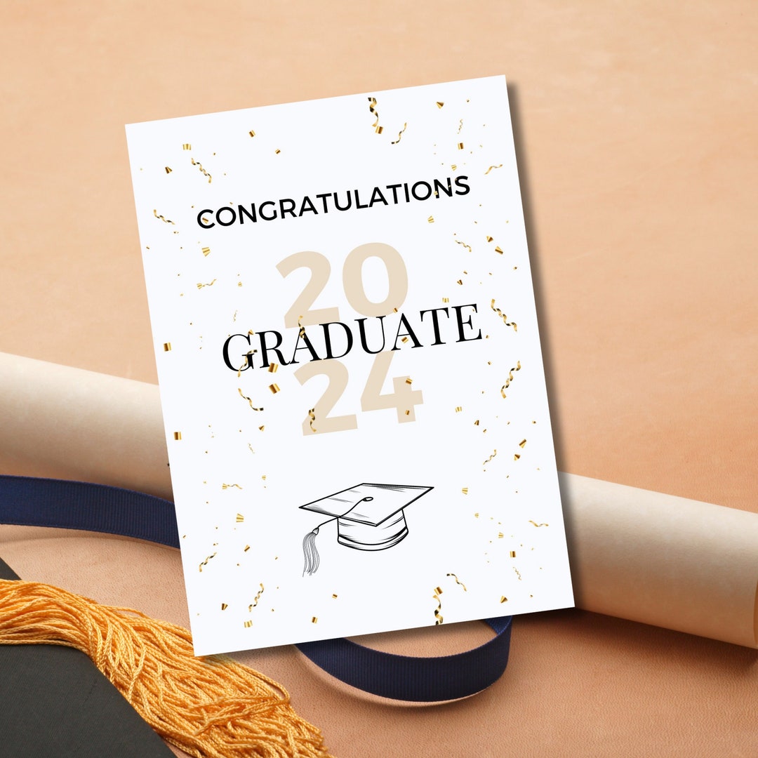 2024 Graduate Printable Card Graduate Printable Card You Graduation ...