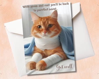 Printable Get Well Soon Card, Dog Get Well Card, Cute Get Well Card ...