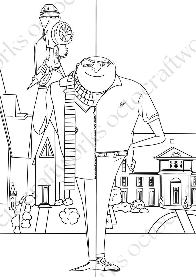 Despicable Me 4 Coloring Pages , Kids Coloring Pages , Kids Activity ...