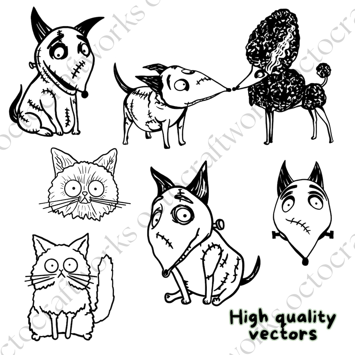 Frankenweenie Svg, Frankenweenie Clip Art , Frankenweenie Dog , Sparky ...