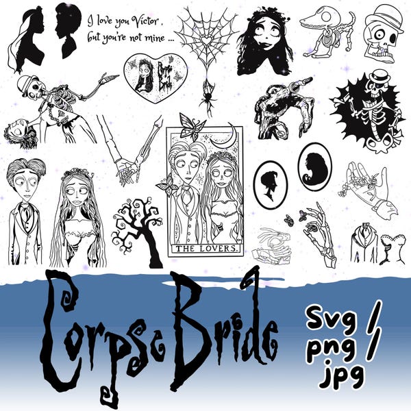 Corpse Bride Card - Etsy