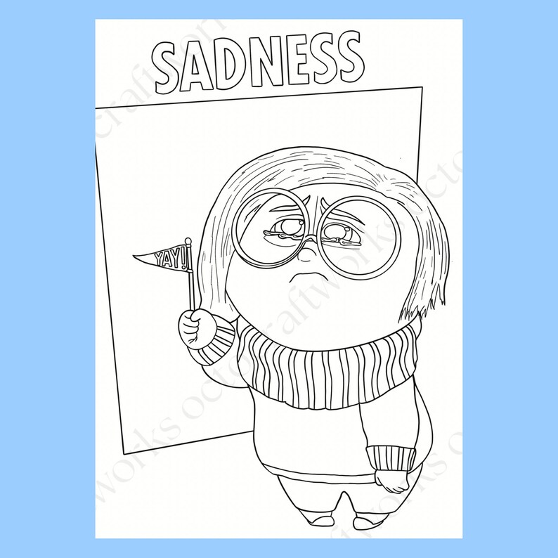 Inside Out 2 Coloring Pages , Kids Colouring Pages , Kids Activity ...