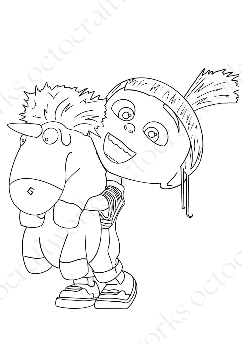 Despicable Me 4 Coloring Pages , Kids Coloring Pages , Kids Activity ...