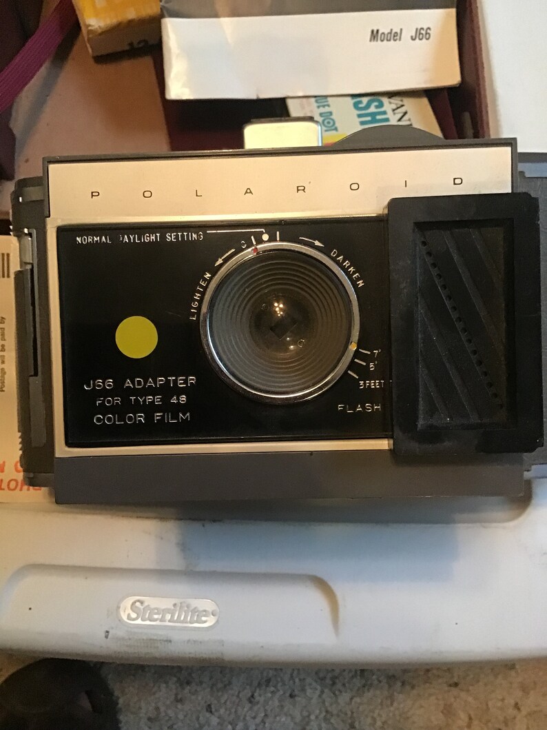 Click on Me! 60 Yr Old Polaroid Land Camera With Original Accessories ...