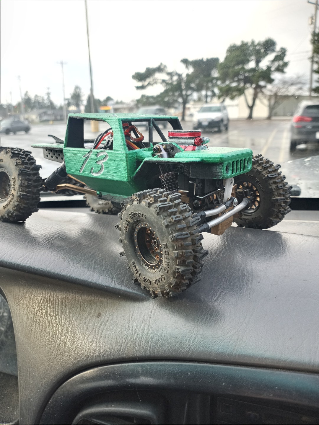 TRX4M Ultra4 Chassis With Headlight, Tail Light, Roof Lights and Rock ...