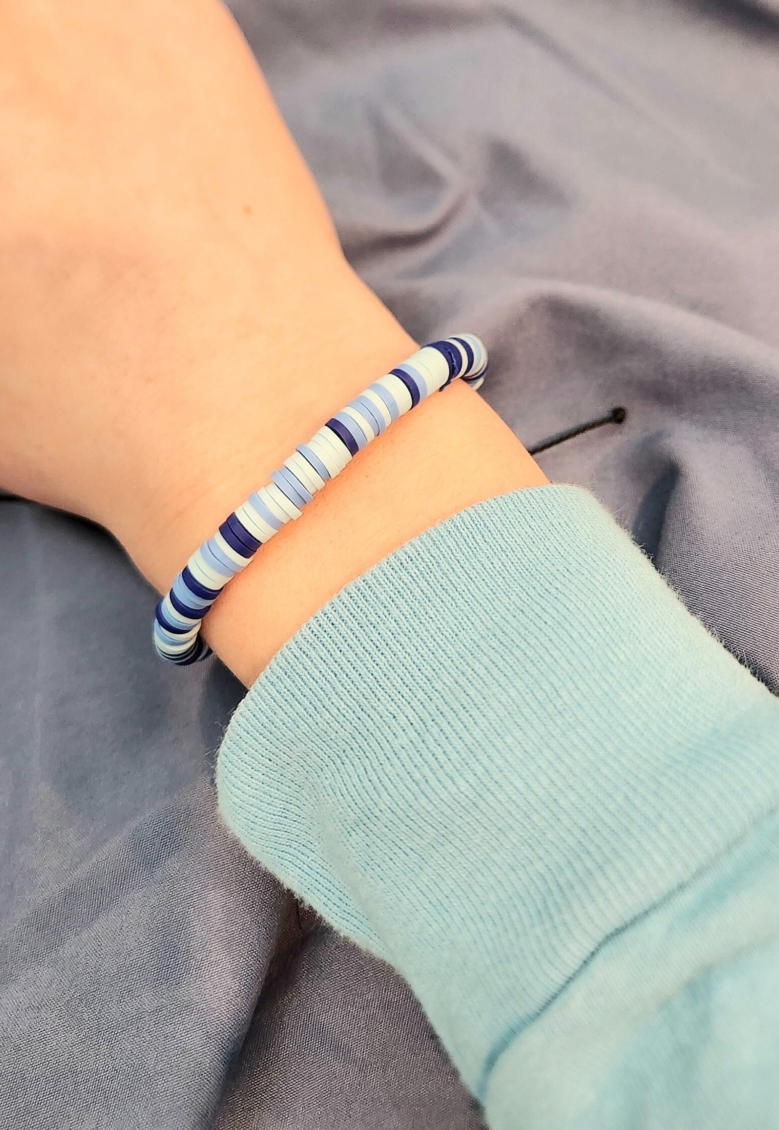 Loyal /different Shades of Blue/ajustable/cute Bracelets - Etsy