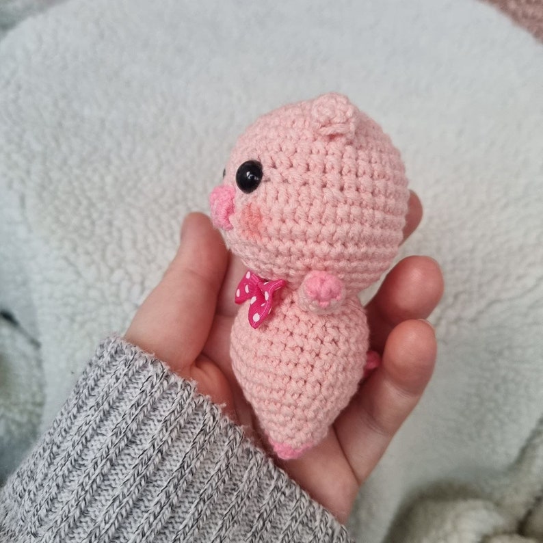 Pig Crochet Pattern | Cute Pig Plushie Pattern | Easy Amigurumi Pig ...