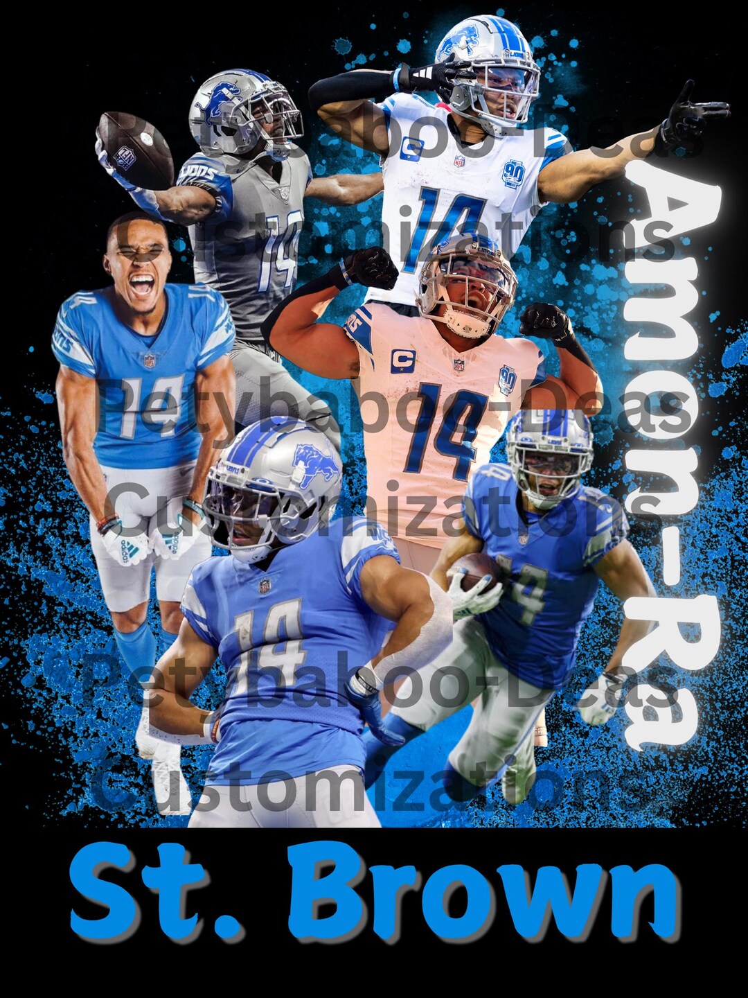 Detroit Football - Etsy
