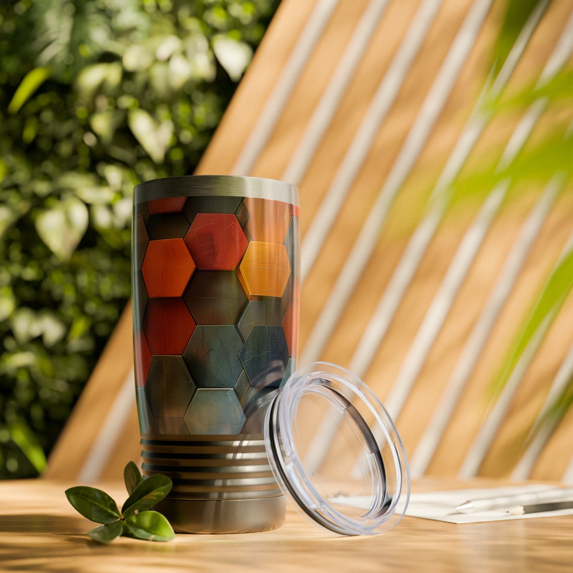 Geometric Ringneck Tumbler, 20oz - Etsy