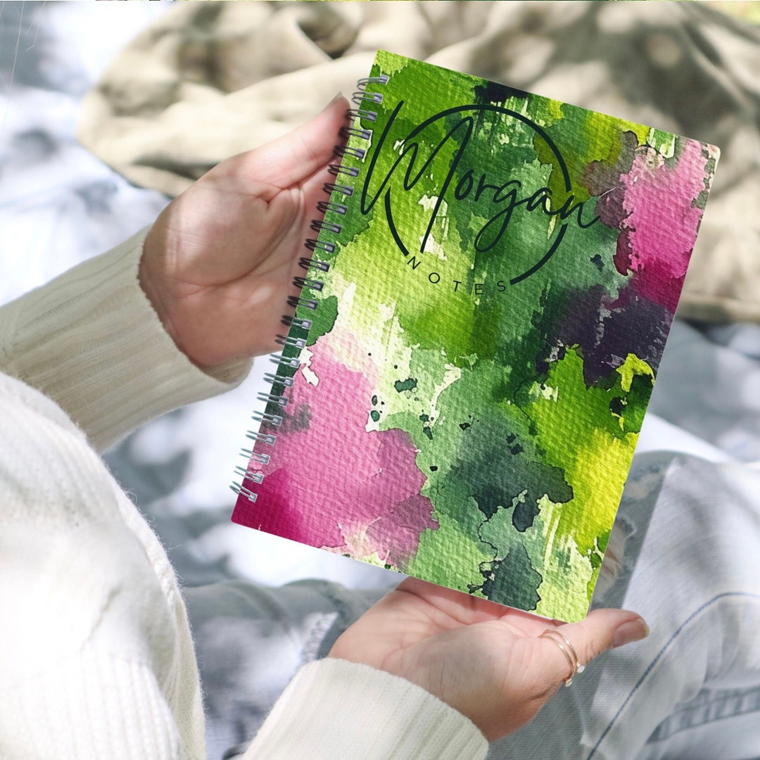 PERSONALIZED Spiral Notebook, Custom Name Notebook, Custom Gift for ...