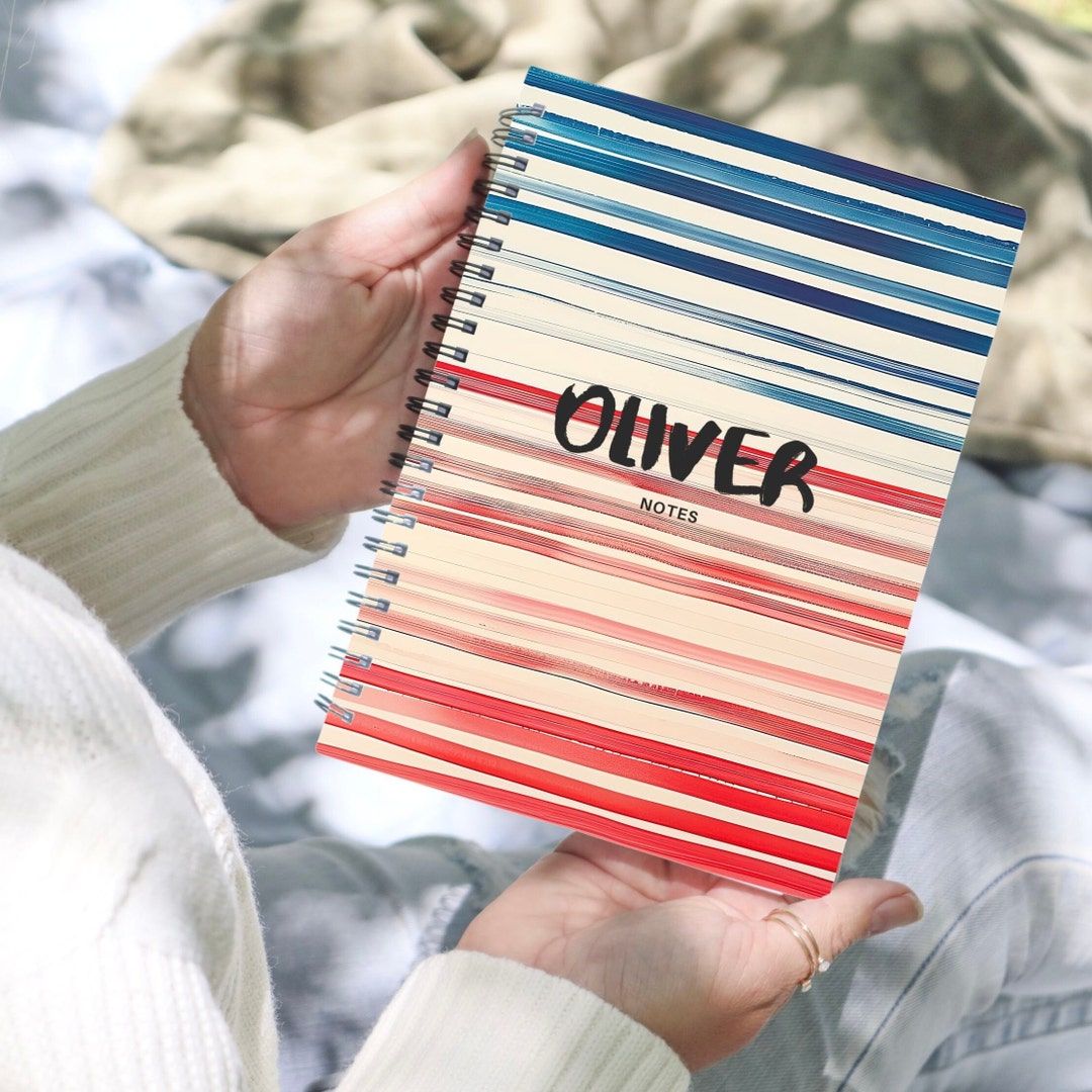 PERSONALIZED Spiral Notebook, Custom Name Notebook, Custom Gift for ...