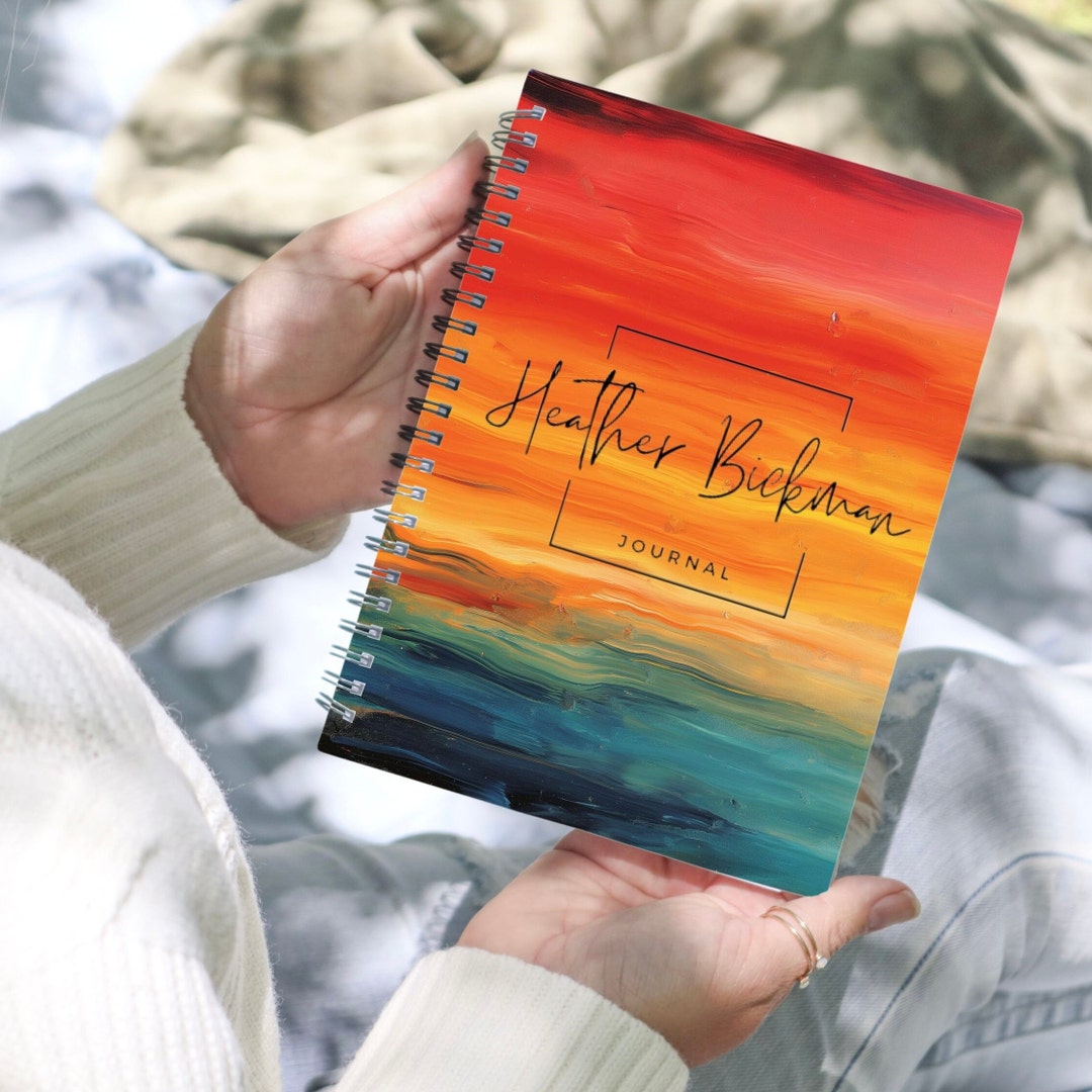 PERSONALIZED Spiral Notebook, Custom Name Notebook, Custom Gift for ...