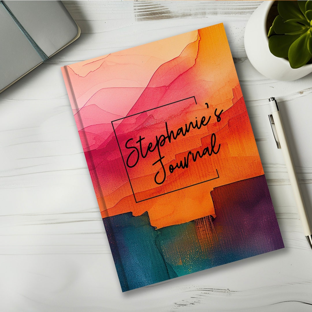 PERSONALIZED Hardcover Journal/notebook, Custom Style Journal ...