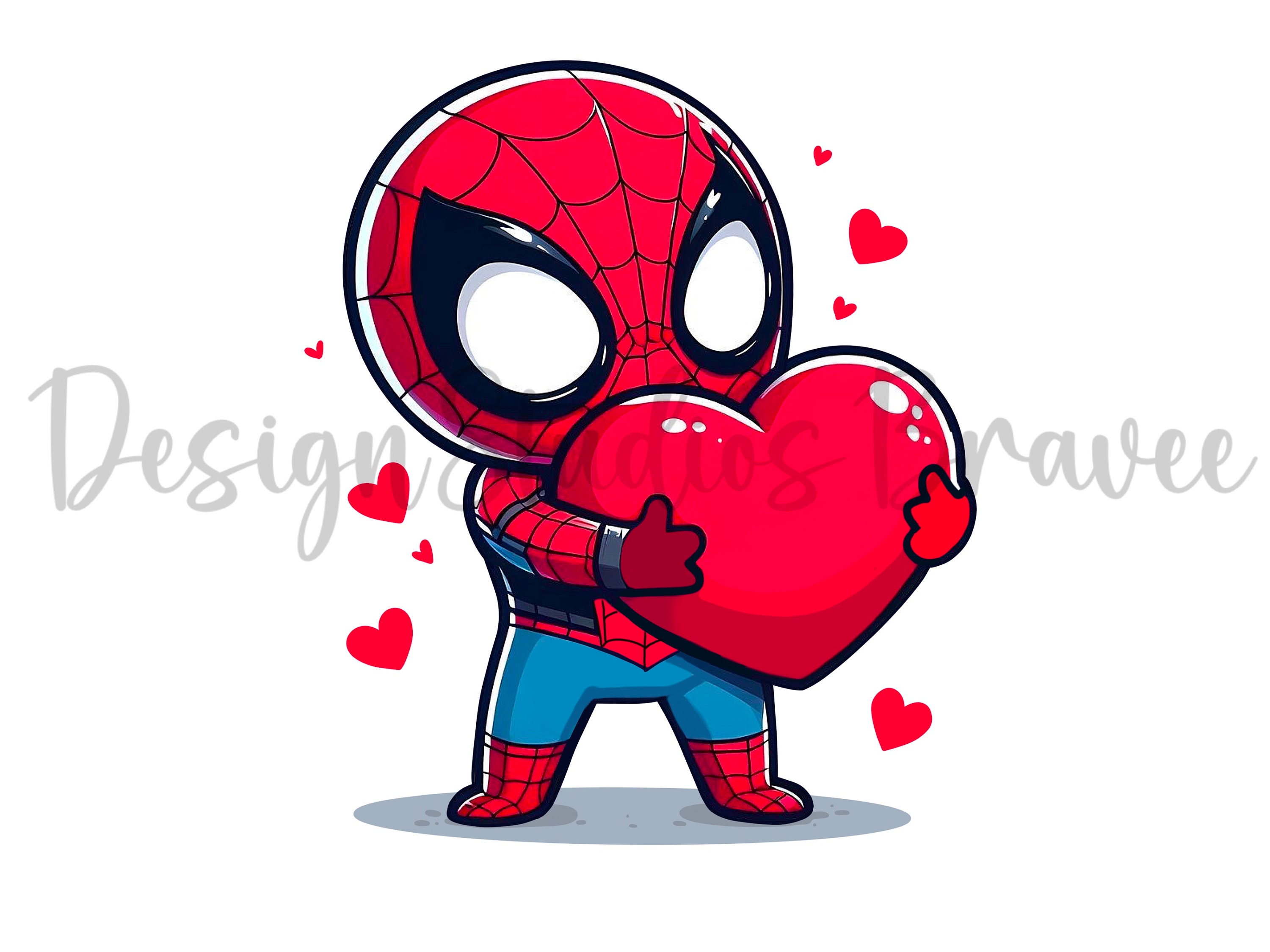 Spider Man Png, Love Png, Heart Png, Instant Digital PNG Download, Png ...