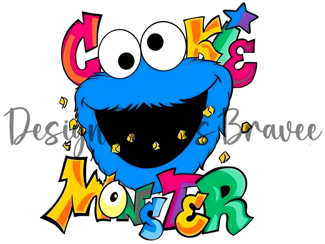 Cookie png, monstre png, Dsney png, boo png, cookie monstre png - Etsy ...