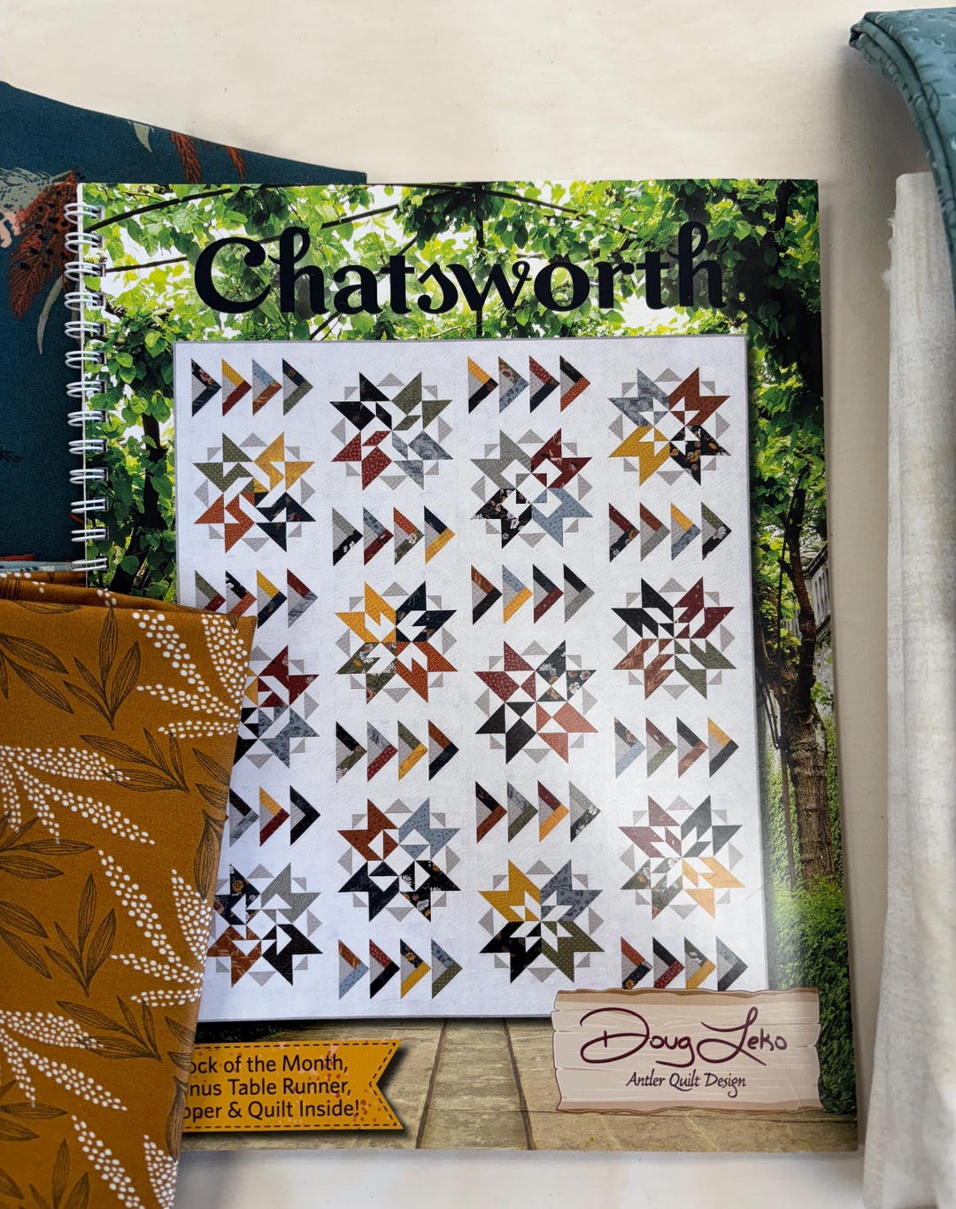 Chatsworth Block of the Month Complete Quilt Kit With Woodland ...