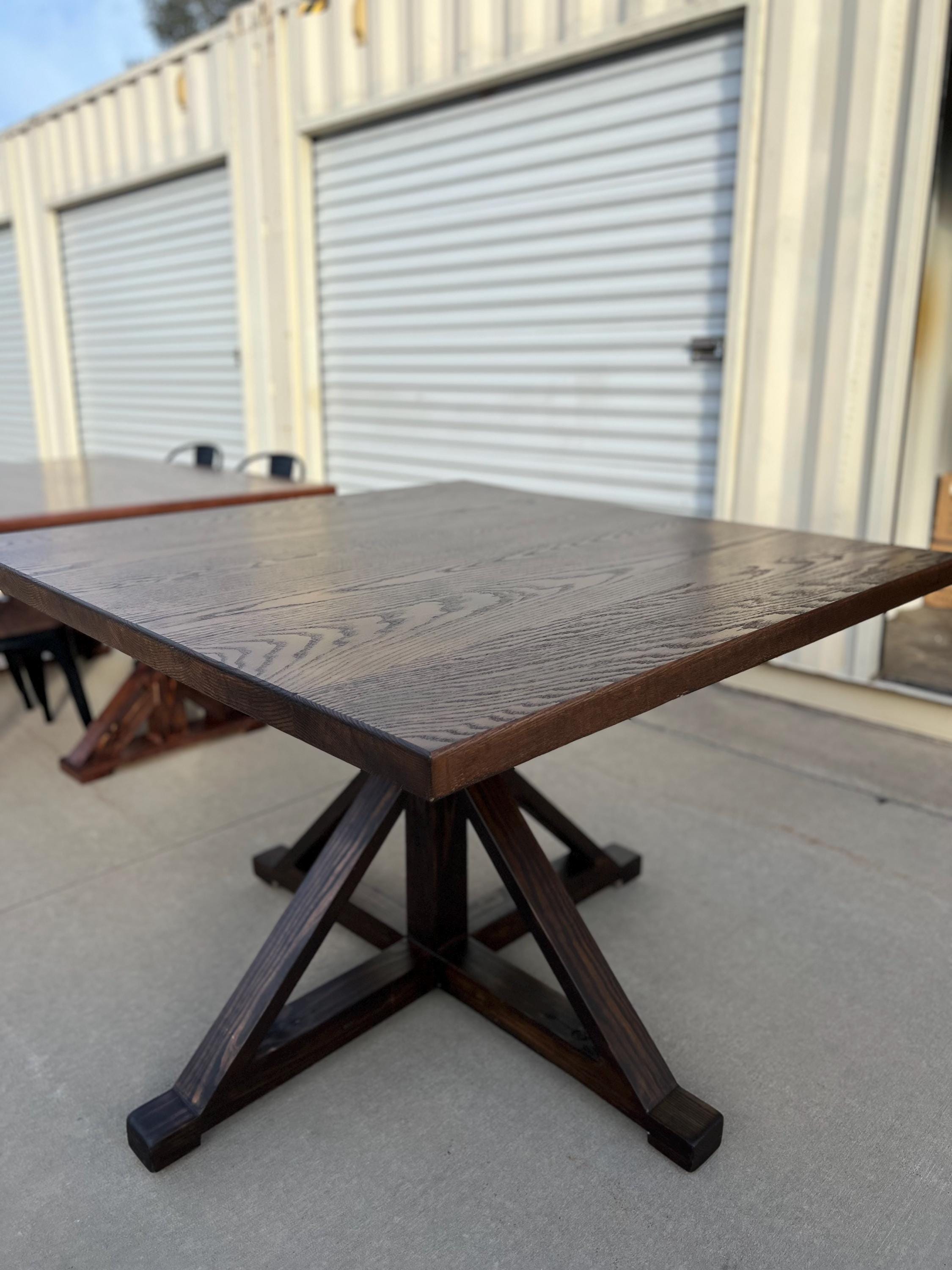 Square Farmhouse Table for Farmhouse Style Table Customizable Farm ...