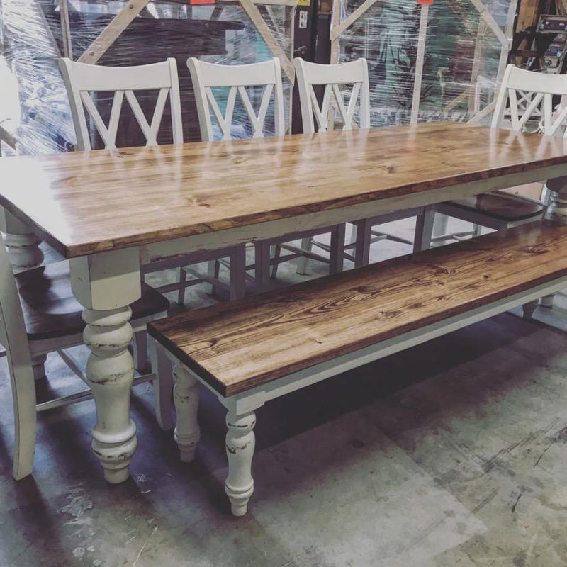 Farmhouse Bench - Etsy