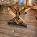 American Flag Table Rustic Epoxy Farmhouse Table for Farm American Flag ...