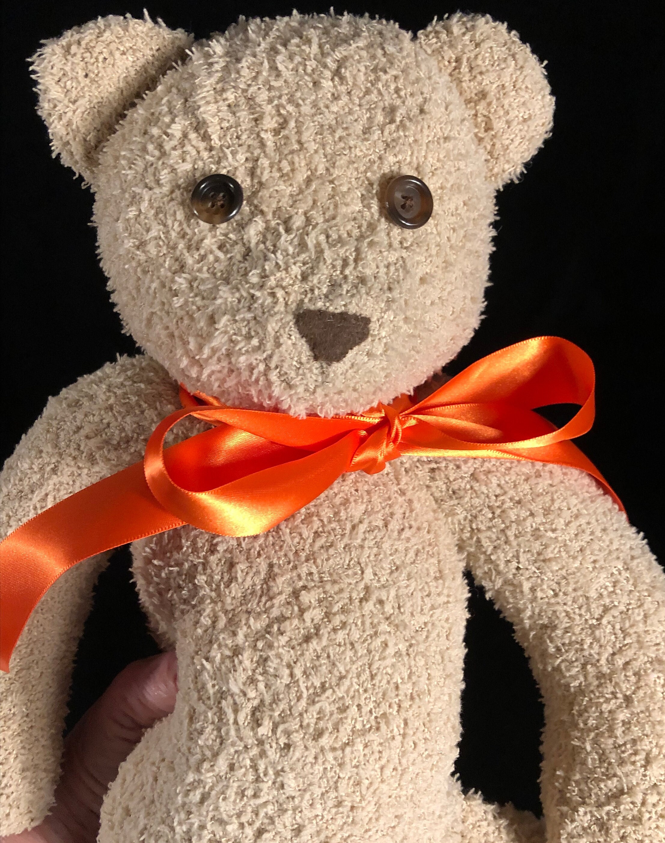 Handmade 17” Squishiest Teddy Bear With “tortoise-shell” Button Eyes ...