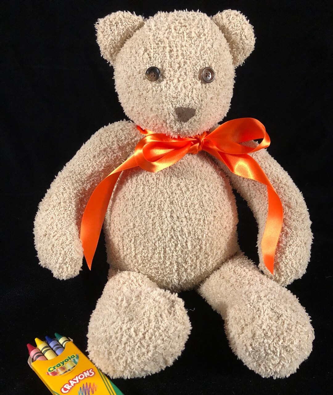Handmade 17 Squishiest Teddy Bear With tortoise-shell Button Eyes ...