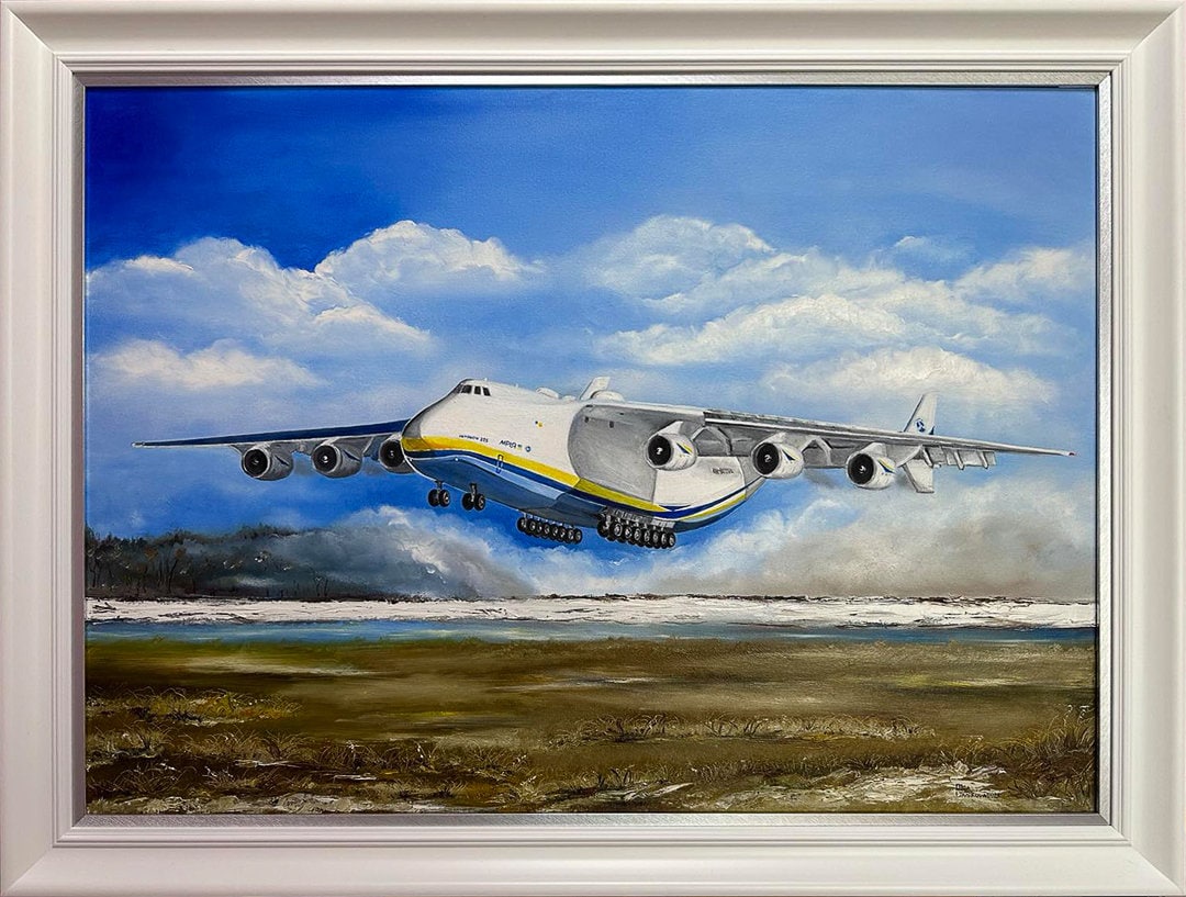 Antonov AN-225 Mriya (canvas, Oil) - Etsy