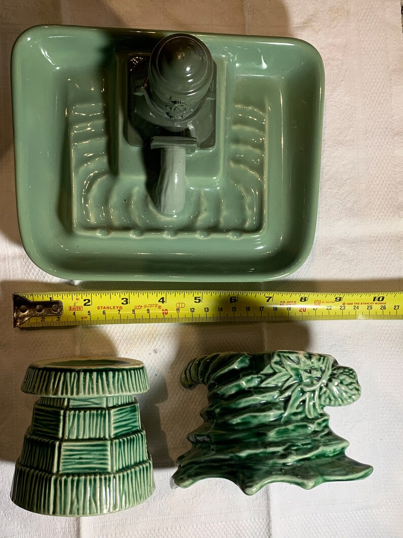 Nelson Mccoy Green Cornucopia Planter - Etsy