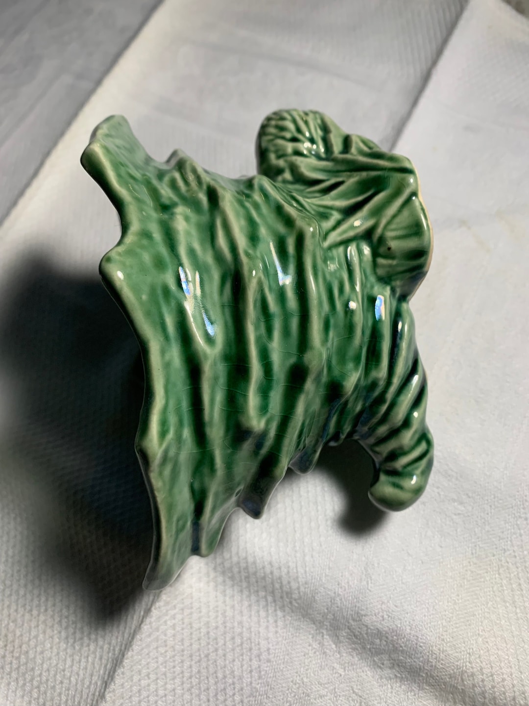 Nelson Mccoy Green Cornucopia Planter - Etsy