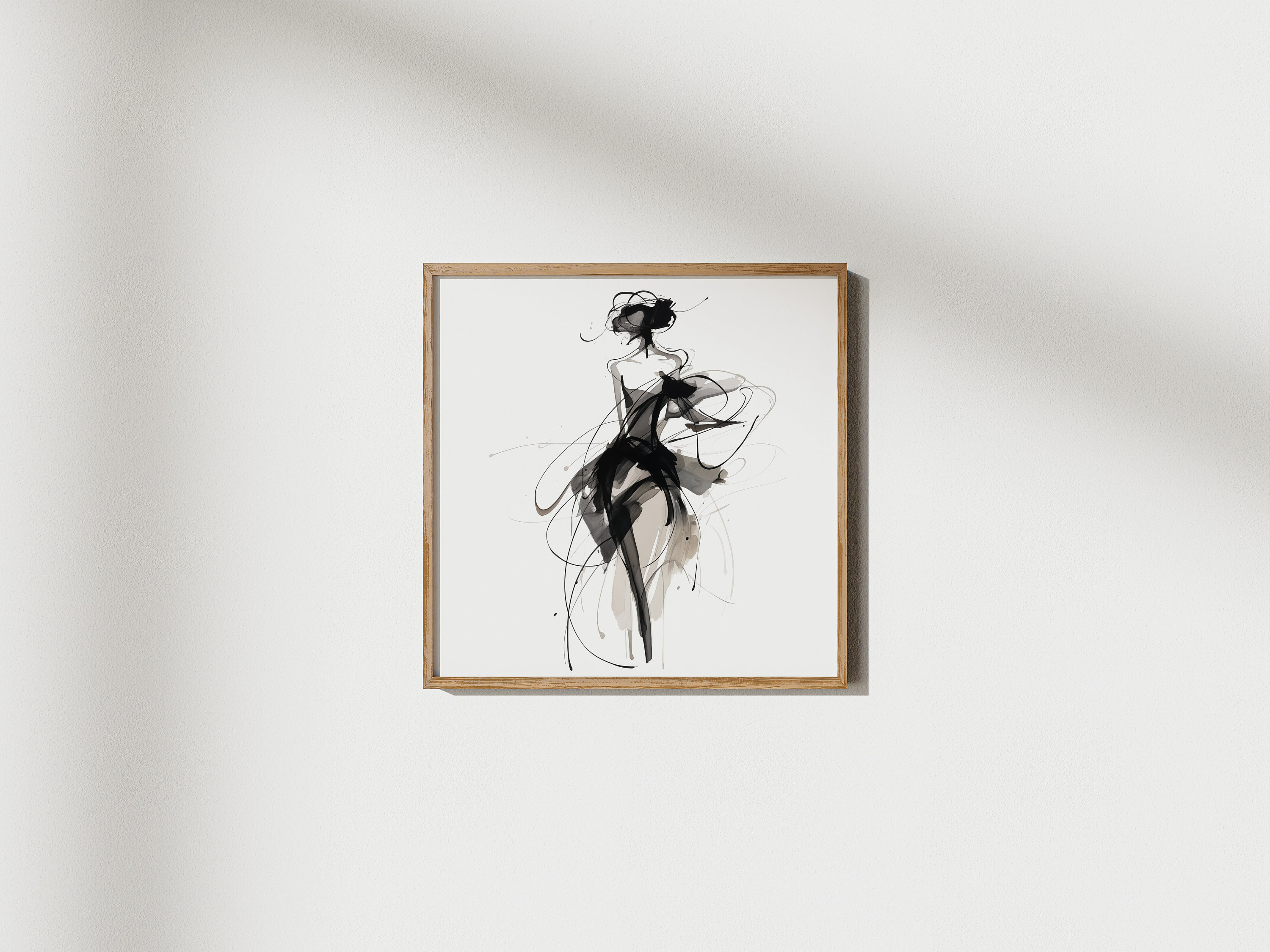 Abstract Female Figure Ink Sketch bundle of 3 / Printable Ink Sketch - Etsy