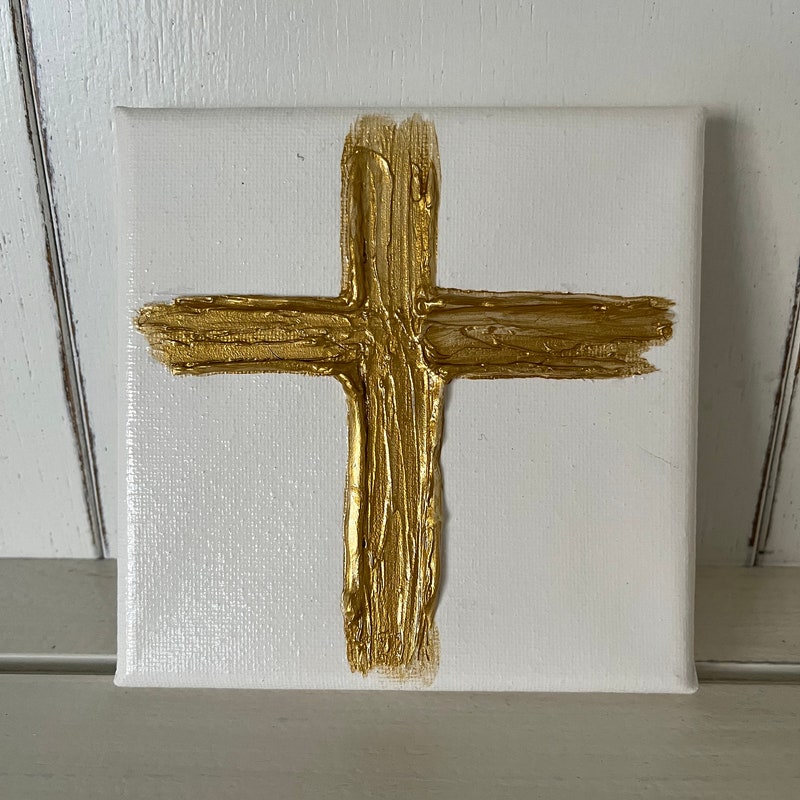 Painted Cross - Etsy