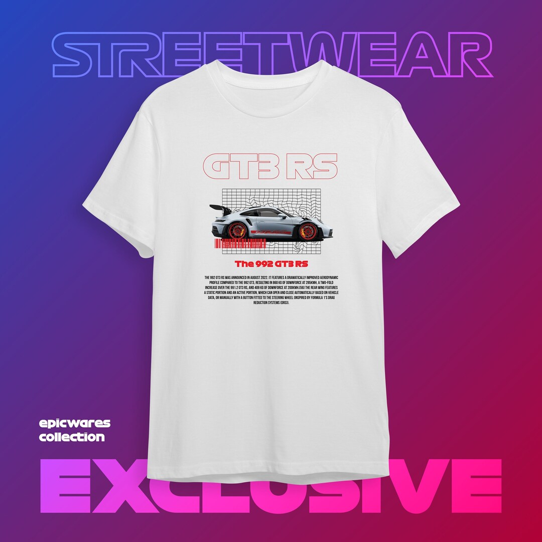 992 GT3 RS Shirt Racing Car Lover Gift for Car Guy Gift for Auto Lovers ...