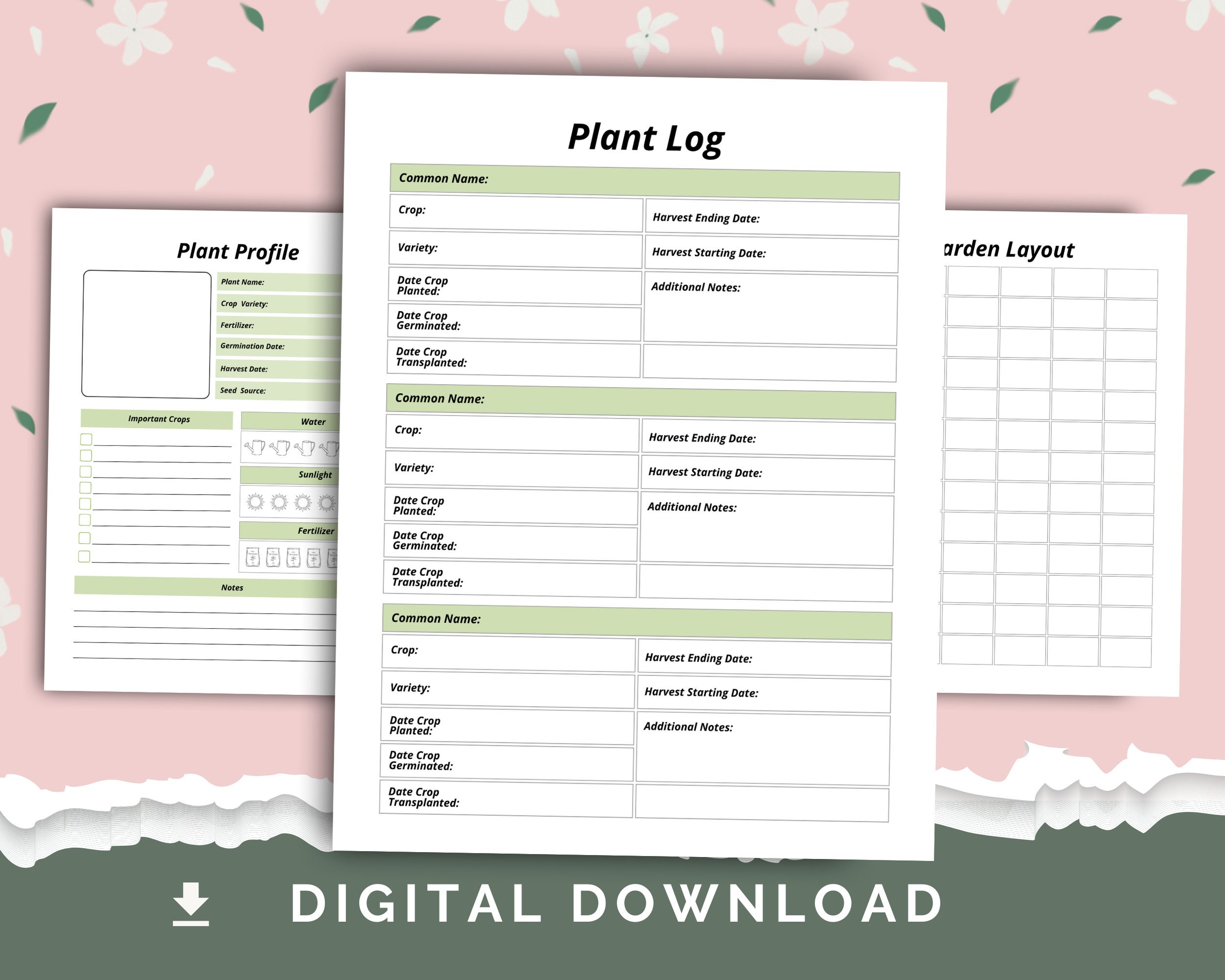 Home Plant Care Guide Planner, Houseplant Planner Printable, House ...